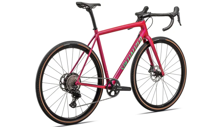 SPECIALIZED CRUX COMP GLOSS VIVID PINK/ELECTRIC GREEN